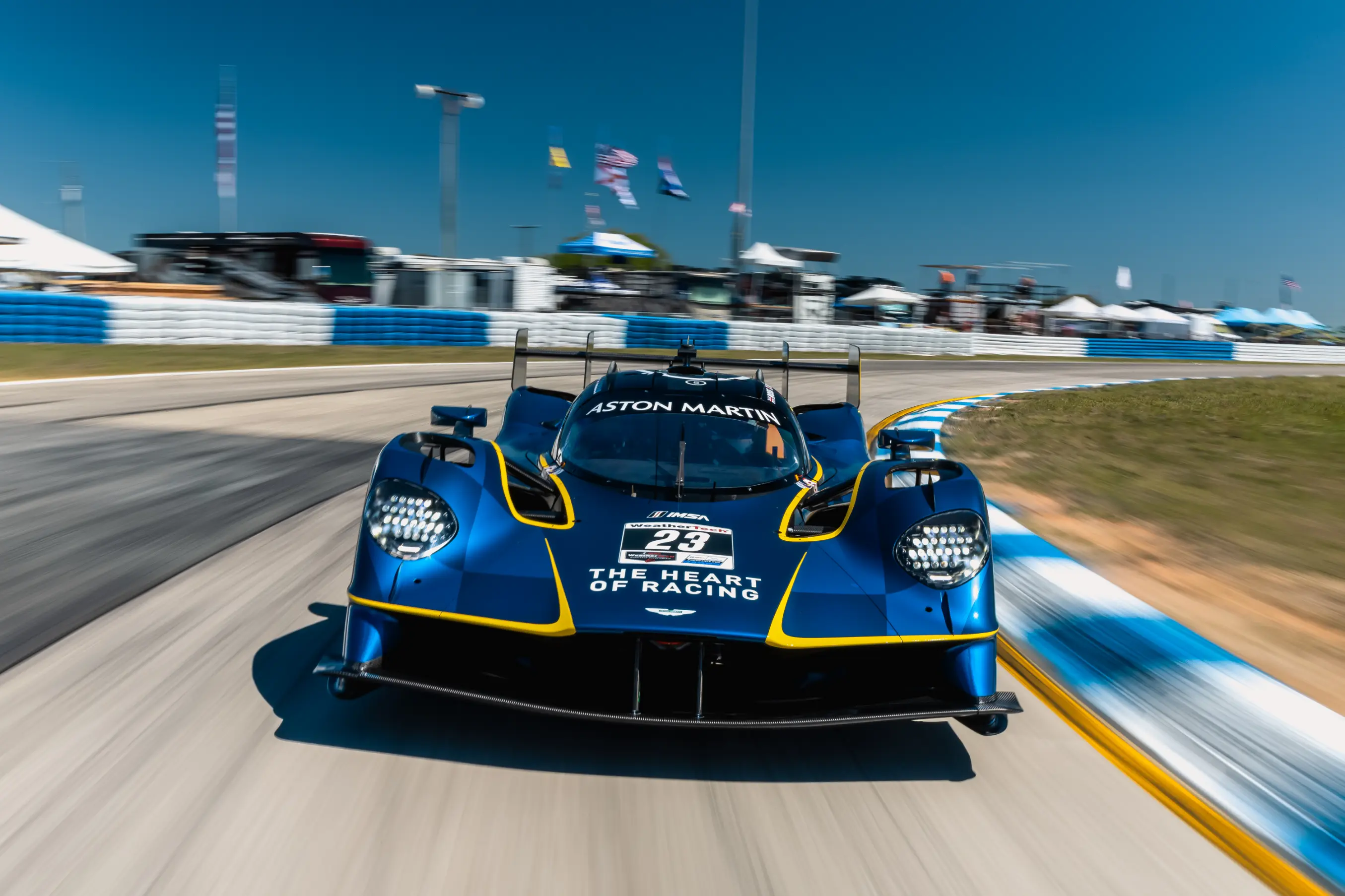 Aston Martin Valkyrie and Vantage GT3 at Long Beach 2025